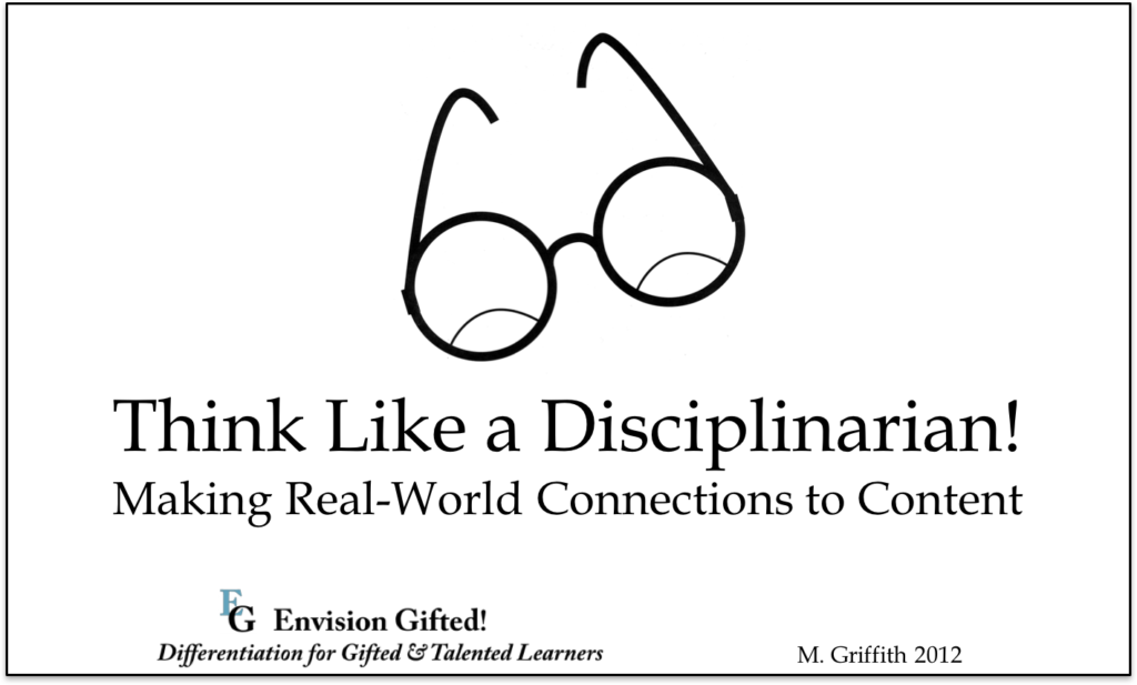 Think Like a Disciplinarian - Envision Gifted